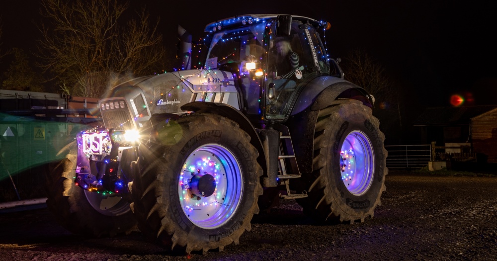 Famous illuminated tractors returning to the Cotswolds this Christmas