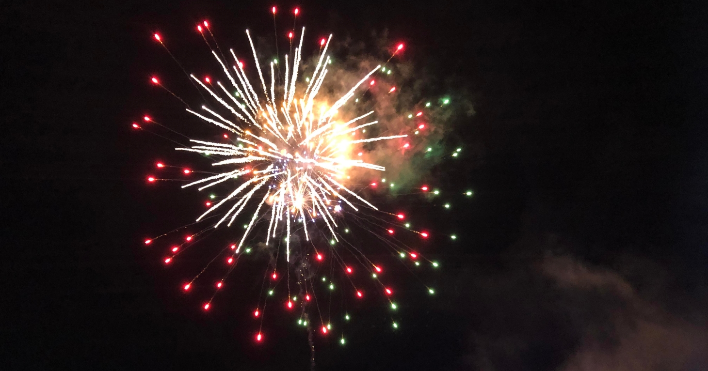 Bonfire and fireworks display at Cattle Country Farm Park in Berkeley
