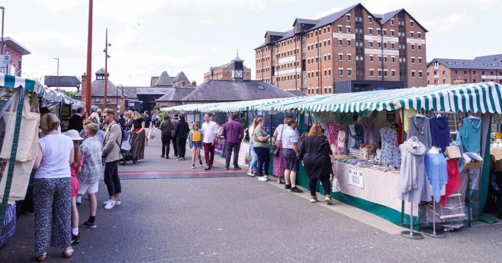 August Orchard Street Market at Gloucester Quays